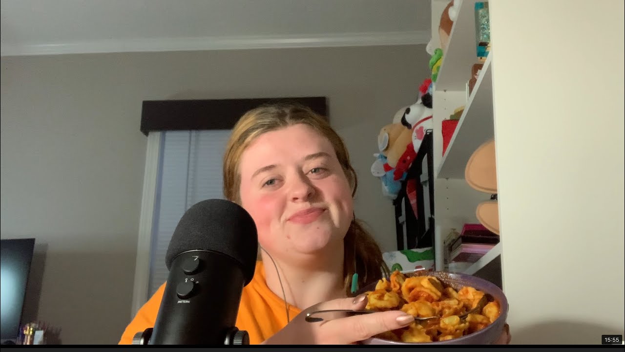 ASMR Eat Dinner with Me - YouTube