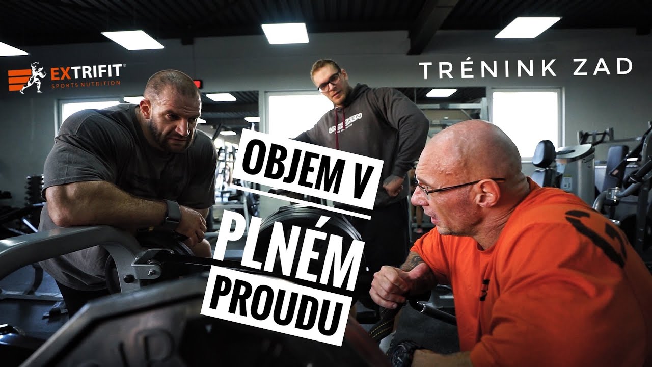 Objem v plném proudu Trénink zad - JAN TUREK IFBB PRO - YouTube