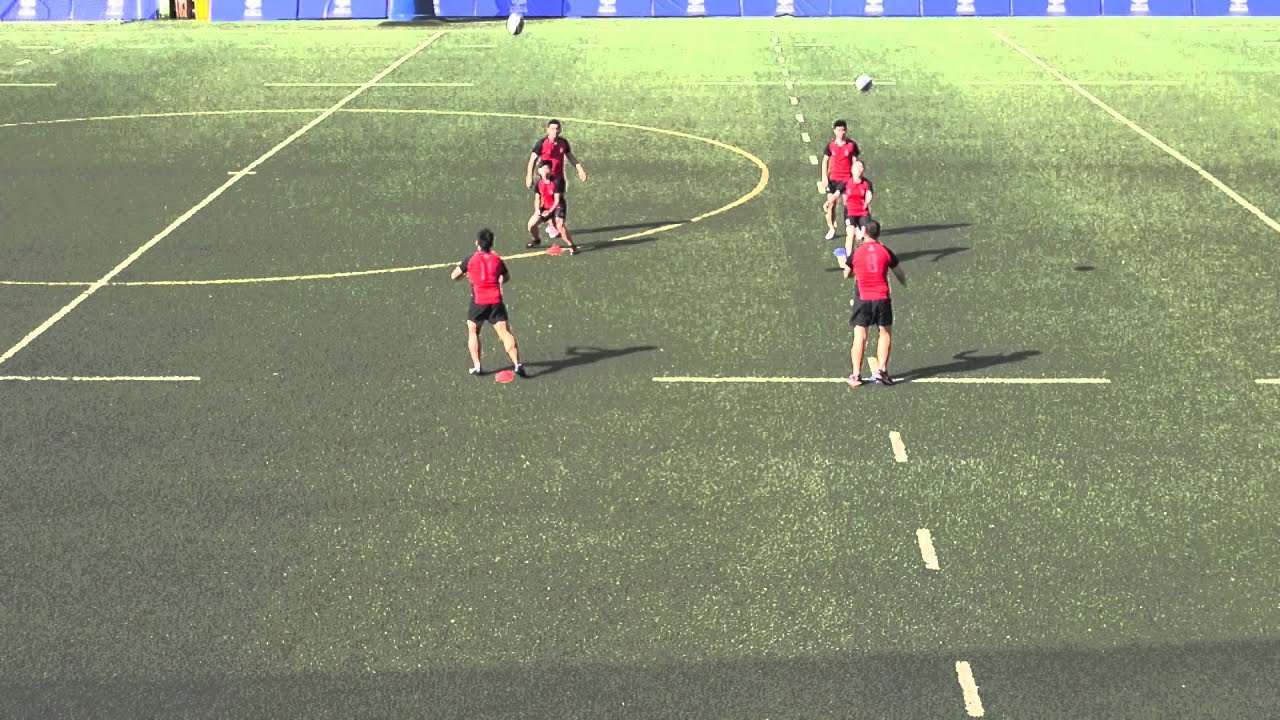 Catch & Pass Drill 04 - Catching High Ball - YouTube