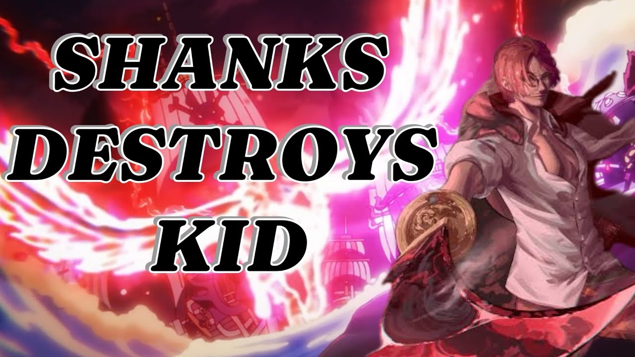 SHANKS DESTROYS KID #onepiece #zoro #shanks - YouTube