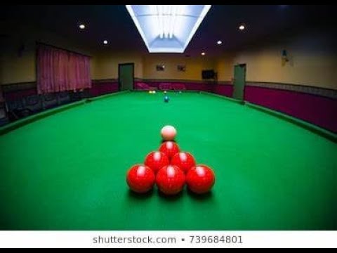 Six reds snooker - on a pool table!! - YouTube