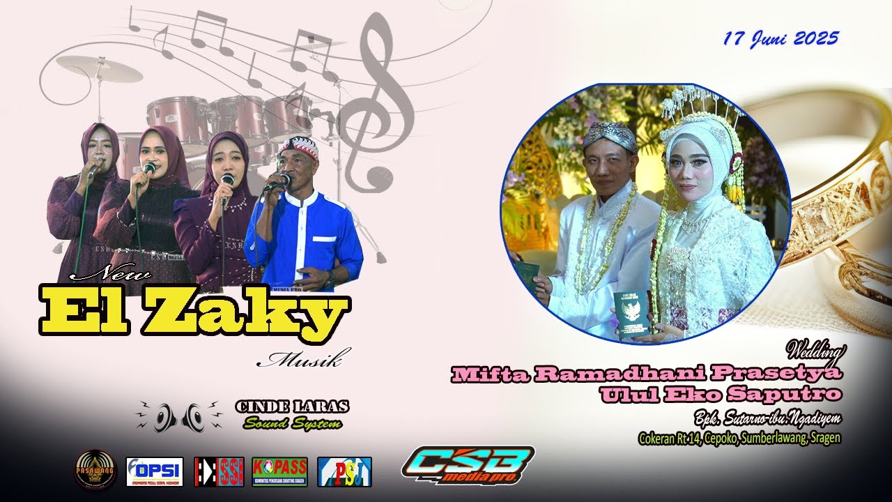 New El Zaky // Cinde Laras Audio//Cokeran Rt 14, Cepoko, Sumberlawang ...