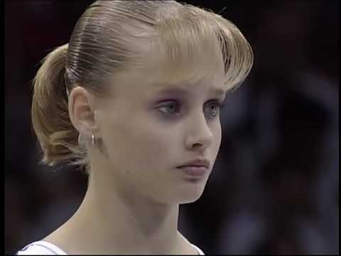 Cecile Canqueteau Floor Exercise 1996 Olympics Team Optionals (Cecile Landi)