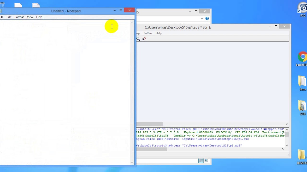 Autoit Tutorial 3 Open Notepad Youtube