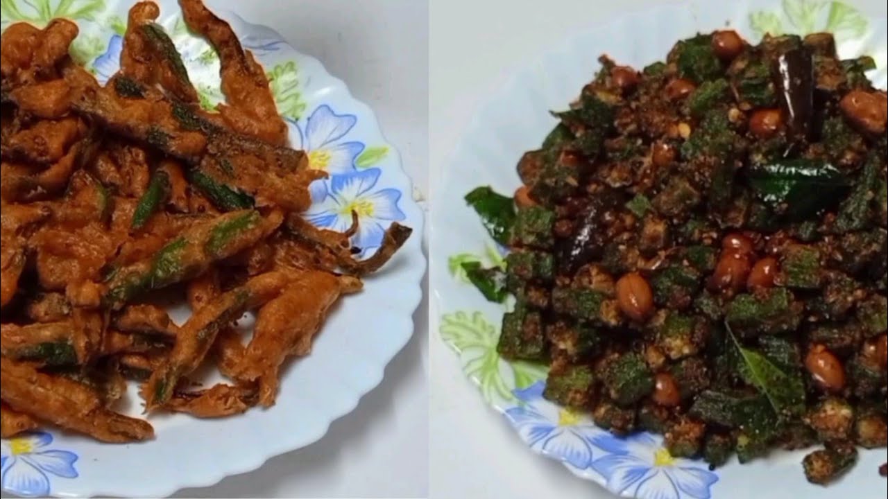 Two types of Lady Fingers' Fries II Function Style II రెండు రకాల ...