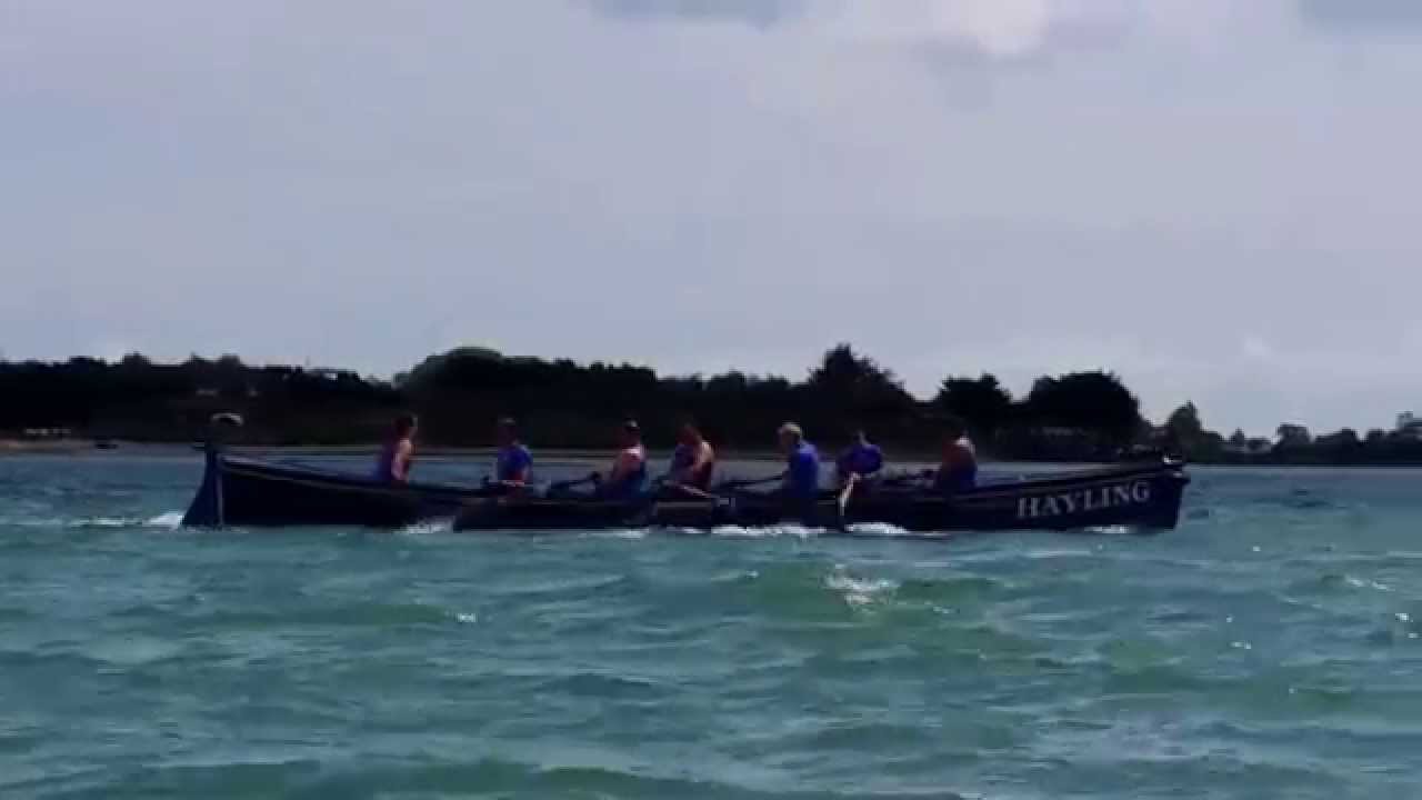 Gig Racing at Langstone Rowing Weekend - YouTube