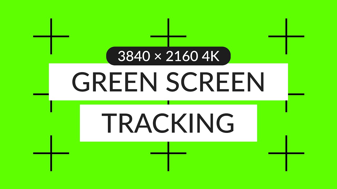 Pantalla Verde para hacer Tracking 3840 x 2160 4K - YouTube