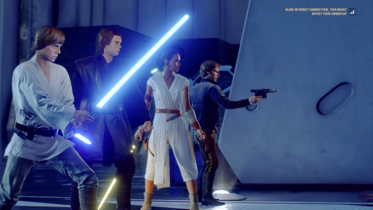 Battlefront 2 | Luke Gameplay | Heroes Vs Villains - YouTube