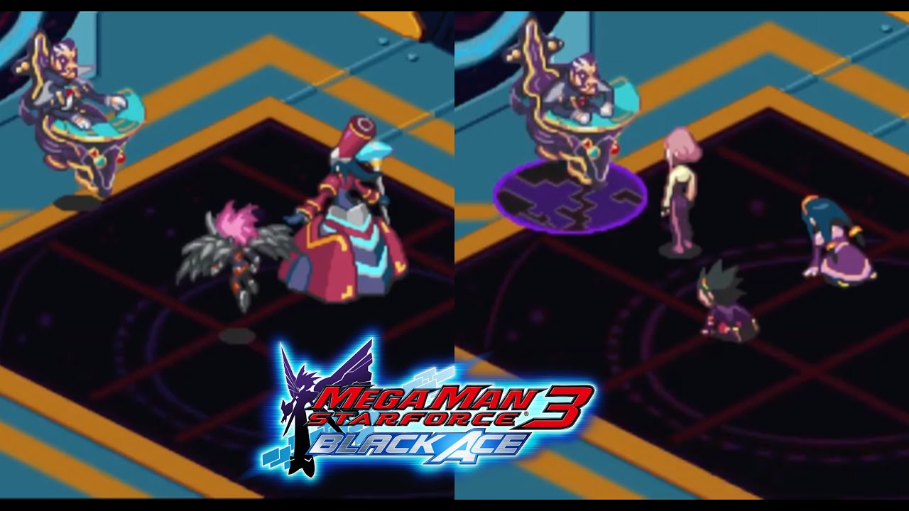 Jack and Ms. Tia are Back and King is Gone! Mega Man Star Force 3 Black ...