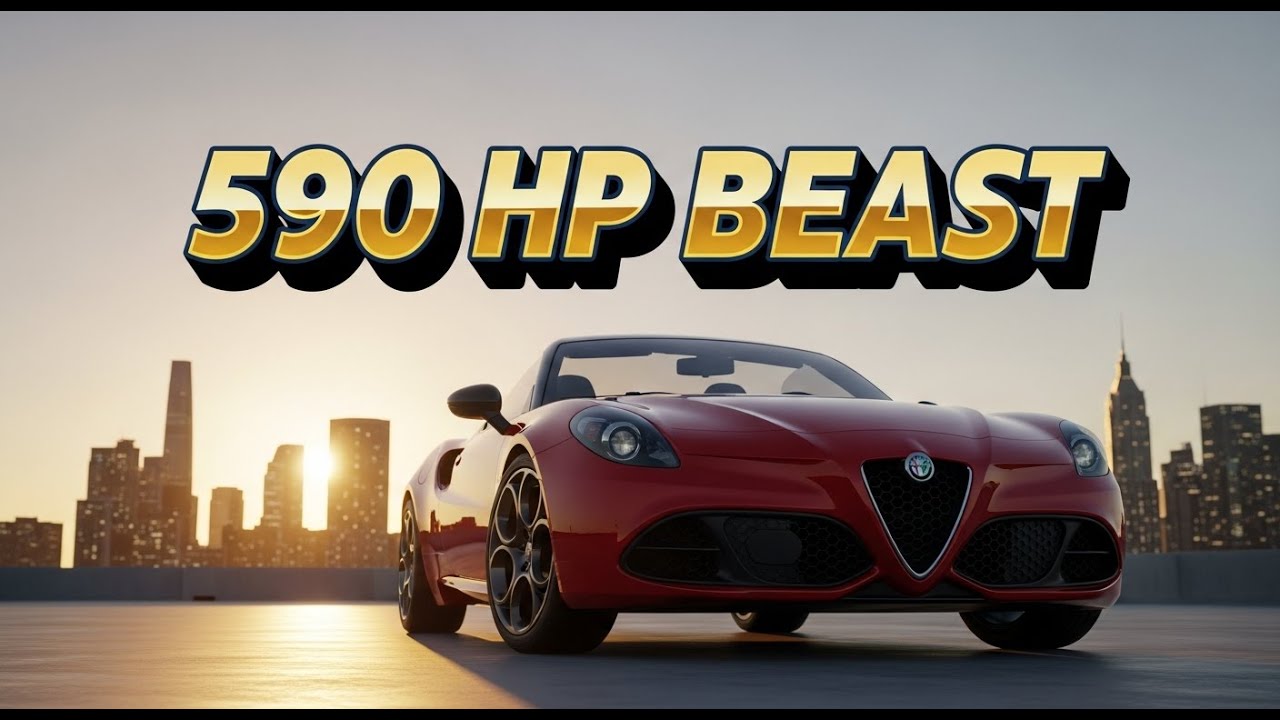 2026 Alfa Romeo 4E Spider: ELECTRIFYING Italian Passion! (0-60 in 3.2s ...