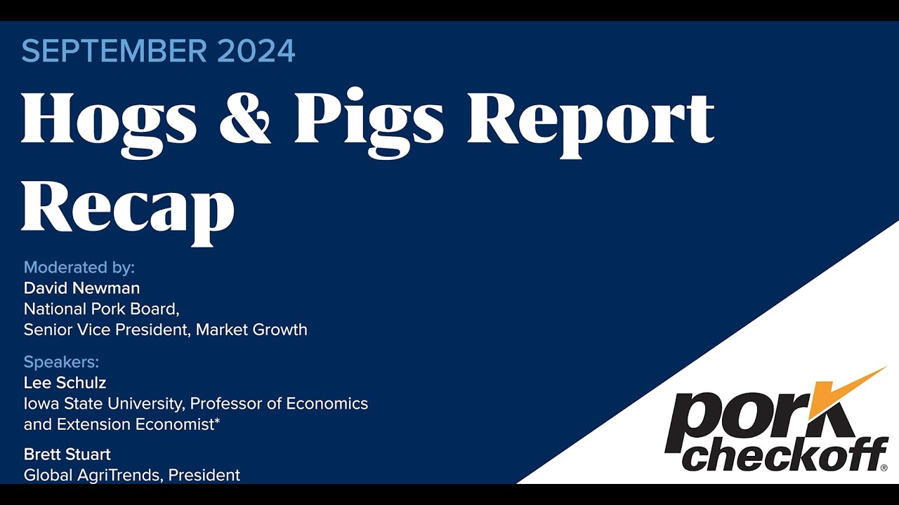 2024 Q3 Hogs and Pigs Report - Sept. 26, 2024 - YouTube