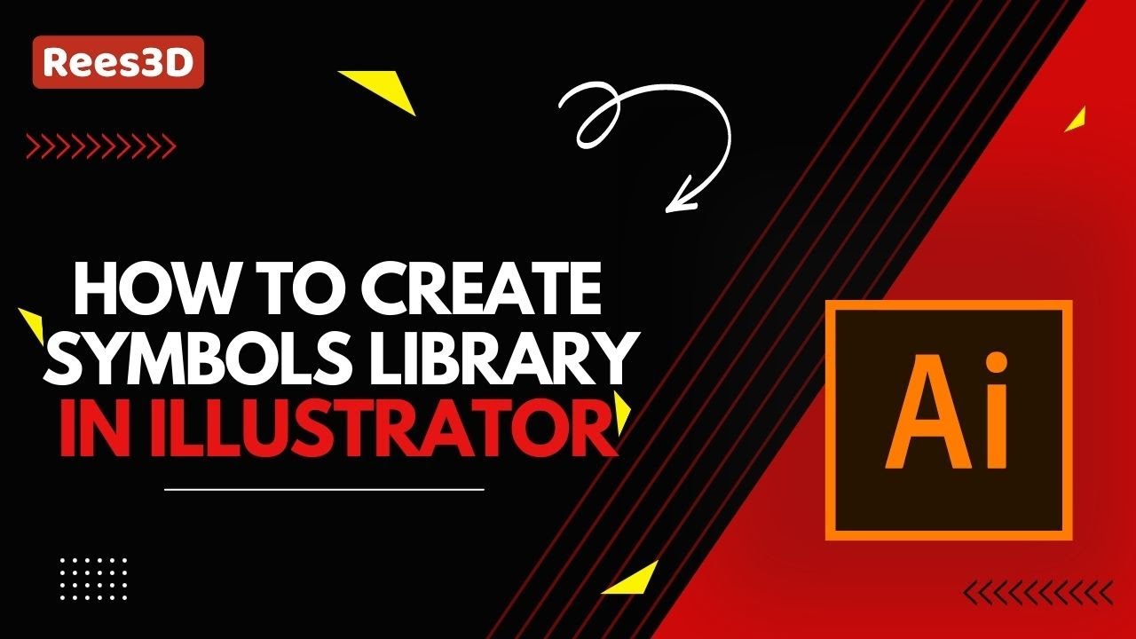 How to Create Symbols Library in illustrator - YouTube