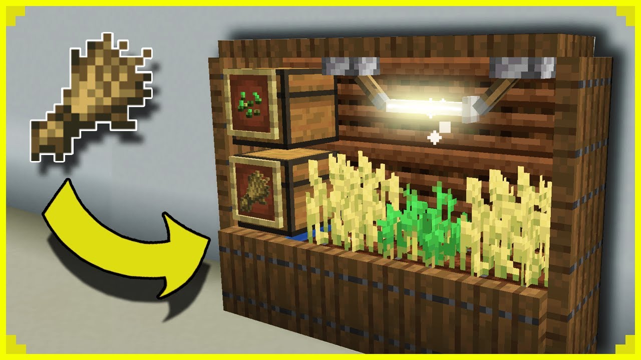 🦊Como fazer uma FARM de TRIGO no MINECRAFT - YouTube