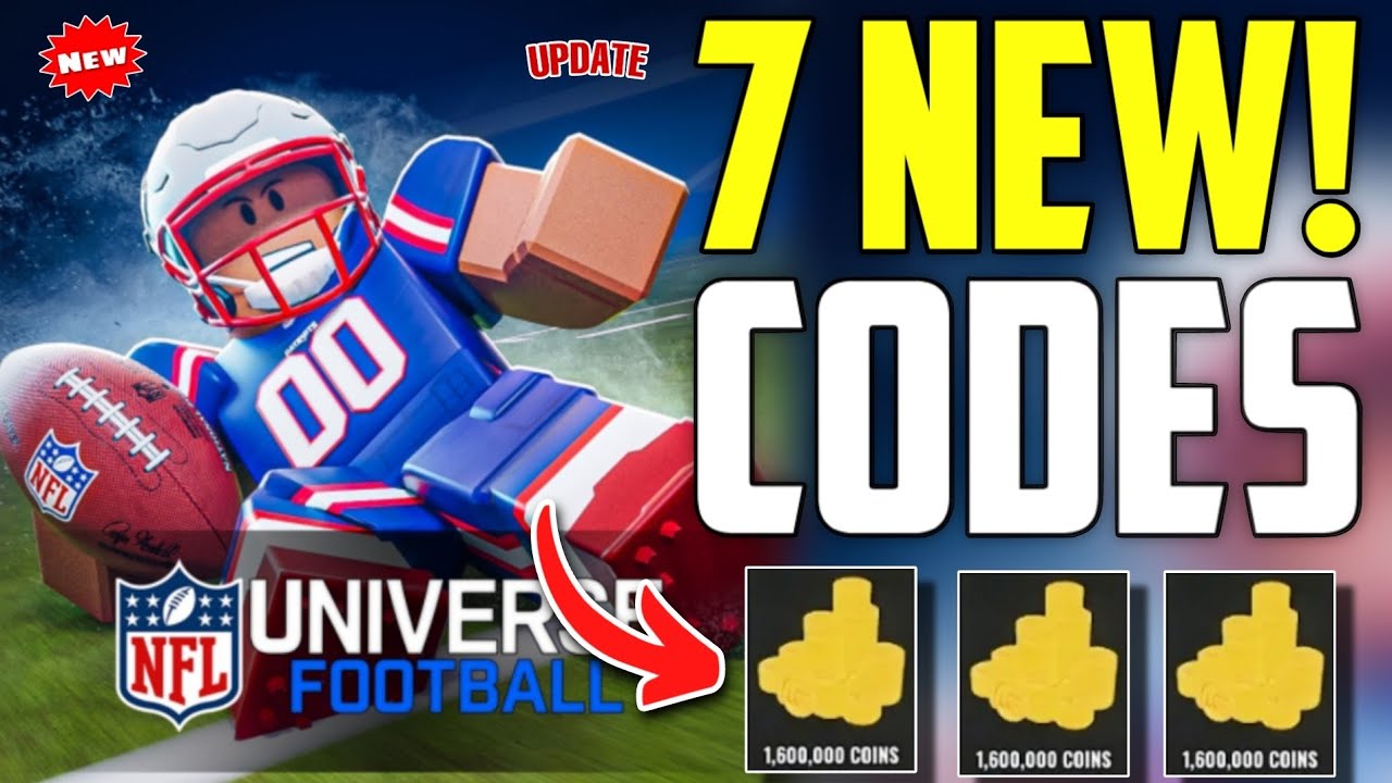 ⚠️ MARCH⚡CODES⚠️NFL UNIVERSE FOOTBALL ROBLOX CODES 2025 - NFL UNIVERSE ...