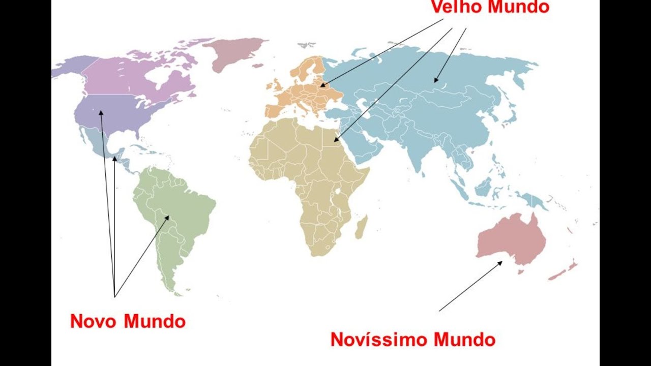 Os continentes(aula 2) O velho mundo, o novo mundo e o novíssimo mundo ...