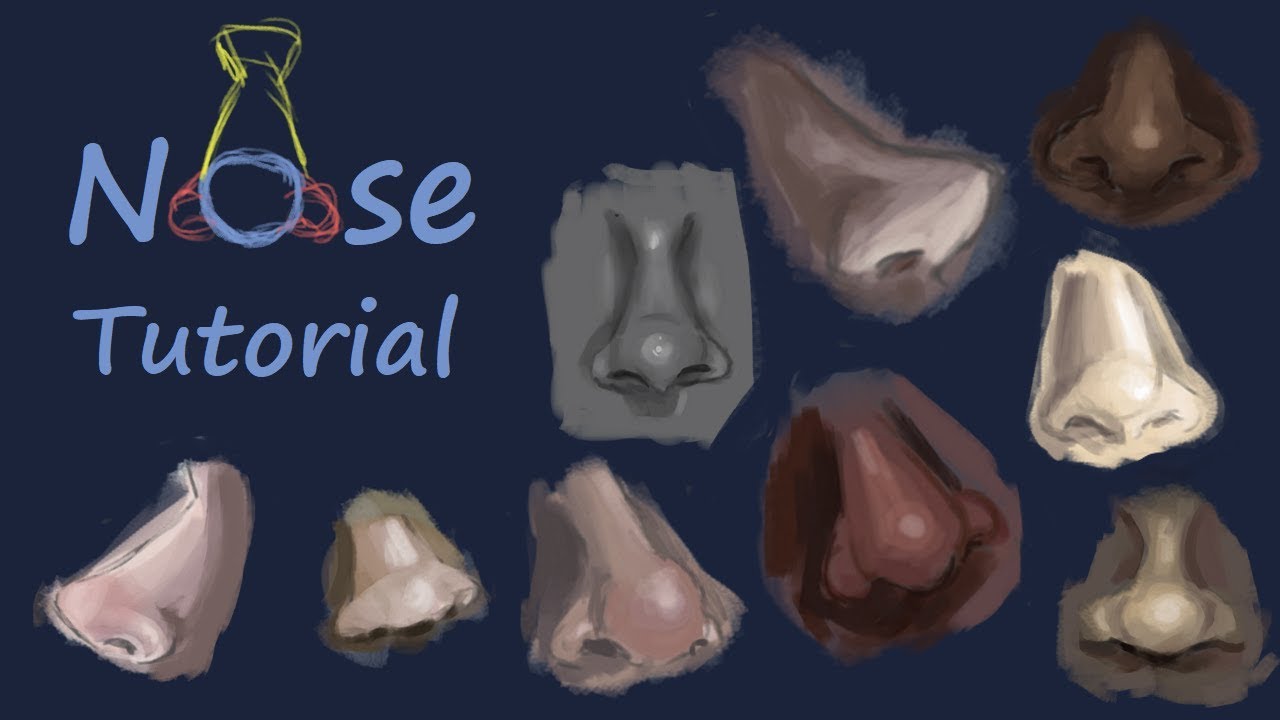 (Semi-Realistic) Nose Painting Tutorial - YouTube