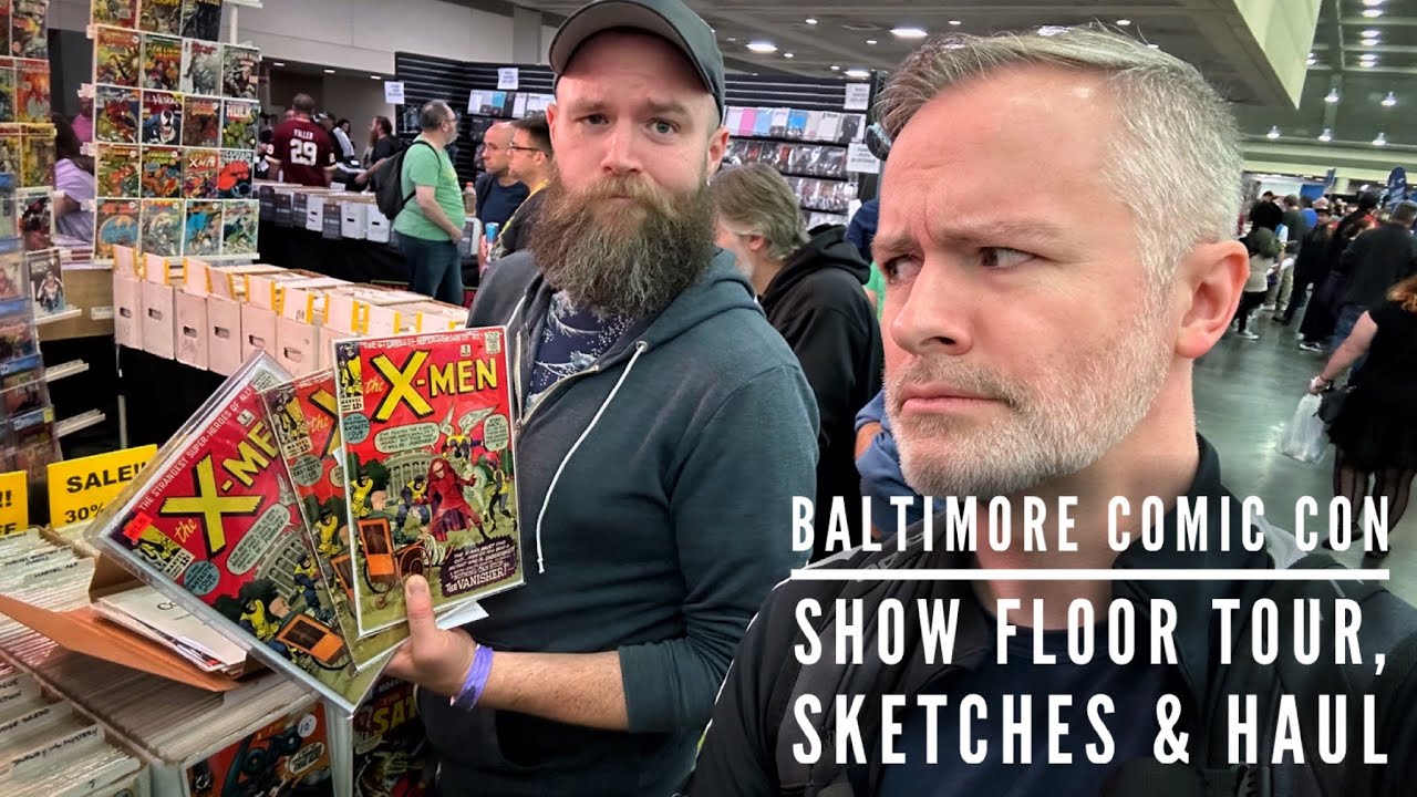 Baltimore Comic Con RECAP, SHOW FLOOR TOUR, SKETCHES + HAUL (Day 3 ...