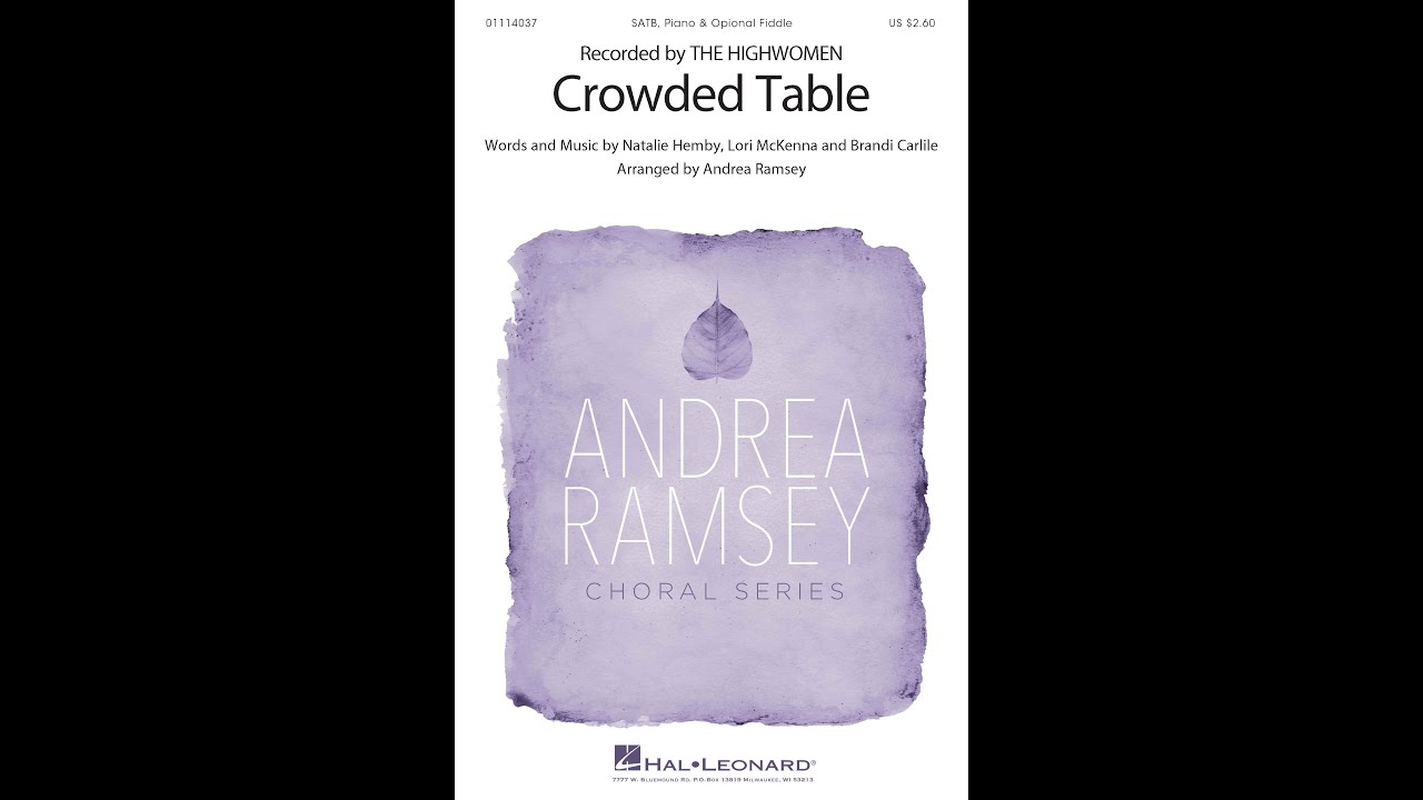 Crowded Table (SATB Choir) - Arranged by Andrea Ramsey - YouTube
