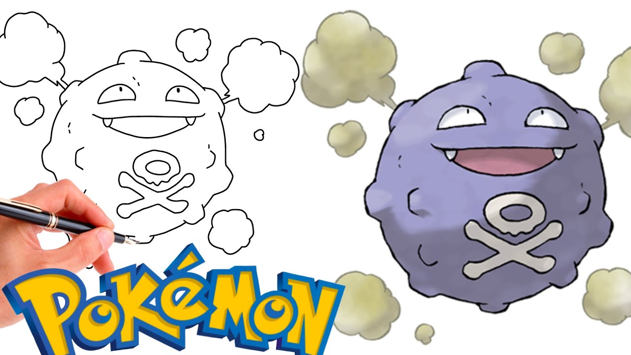 How To Draw KOFFING POKEMON #109 | Generation 1 - YouTube