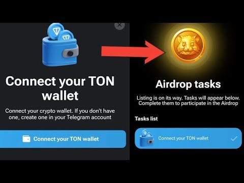 CONNECT TON WALLET TO HAMESTER KOMBAT - YouTube