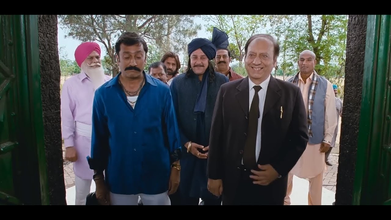 मुकेश तिवारी ने संजय दत्त के परिवार के..l son of sardar movie scene l ...