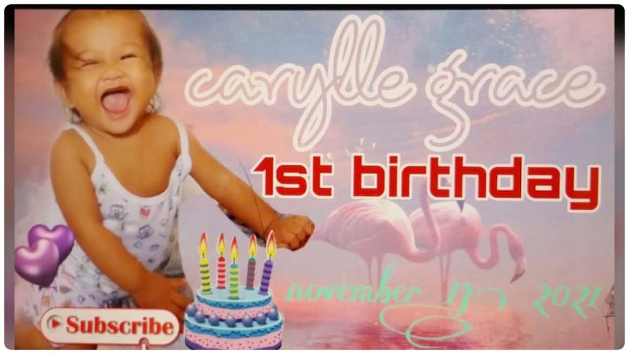 Carylle Grace Agustin Calayan | little iring |1st birthday | Enrile Cagayan Valley - YouTube