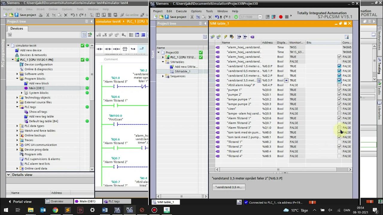 Ladder programmering #31 - Knap til afstil Alarm - YouTube