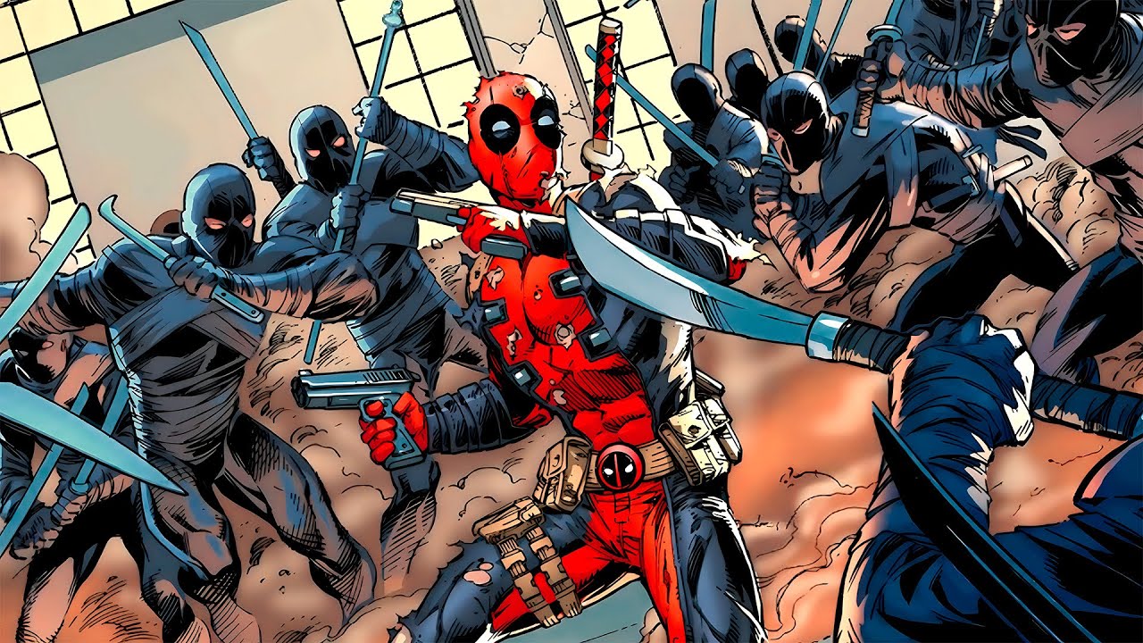 Deadpool Fights 1000 Ninjas! - YouTube