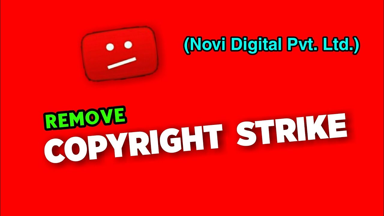 How To Remove Copyright Strike On YouTube Video | Copyright Strike ...