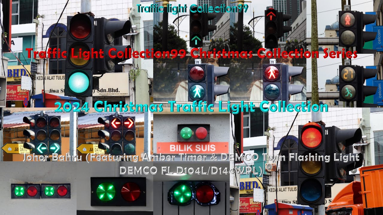 2024 Christmas Traffic light Collection (Johor Bahru [Ft. Amber Timer ...