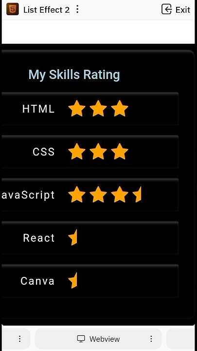 List Effect 2 | Mini Program | Web Suite Mini Program | Web Development Mini Program - YouTube