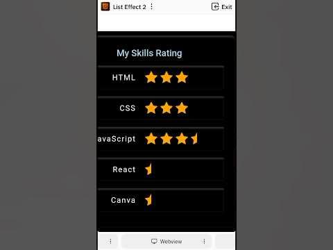 List Effect 2 | Mini Program | Web Suite Mini Program | Web Development Mini Program - YouTube