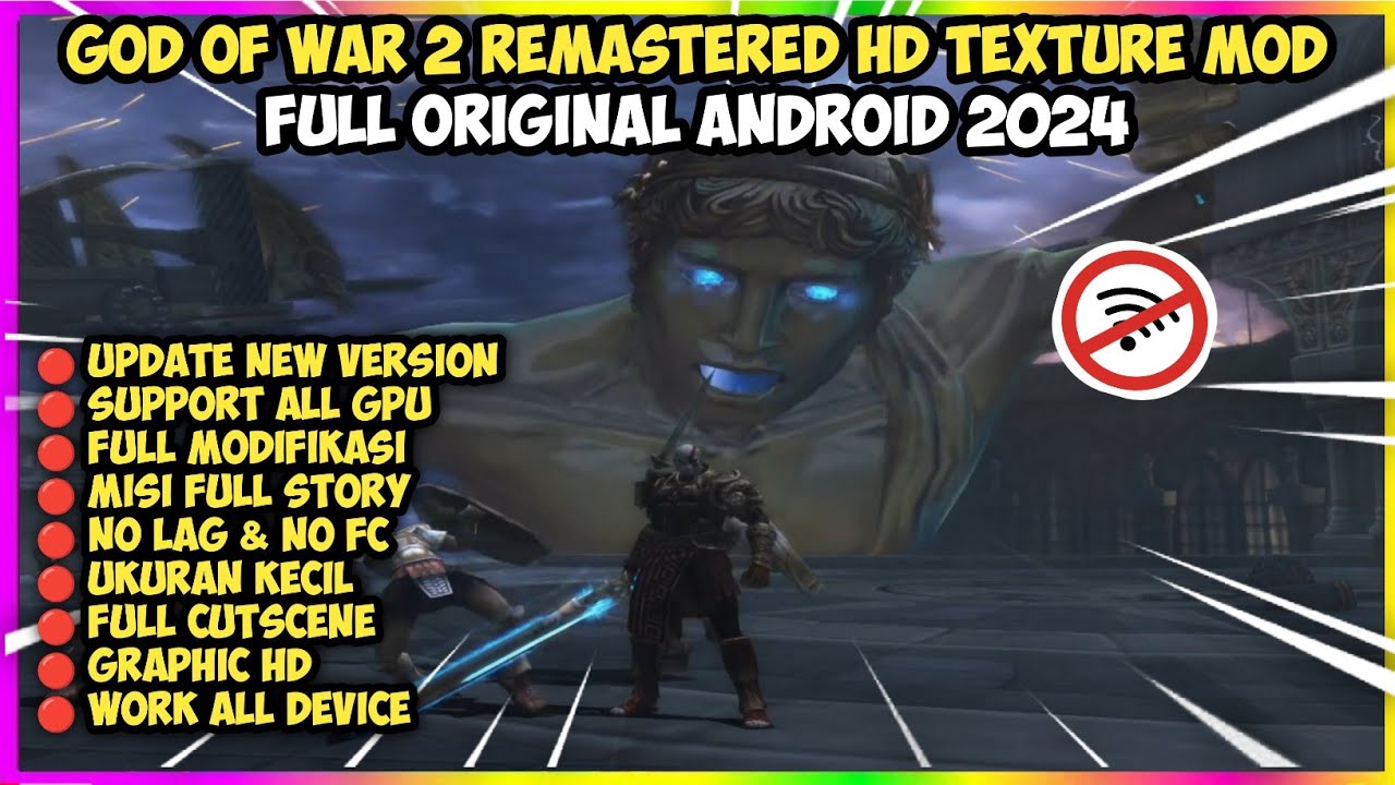 God Of War 2 Remastered HD TEXTURE MOD PS2 Android Offline Ukuran Kecil ...