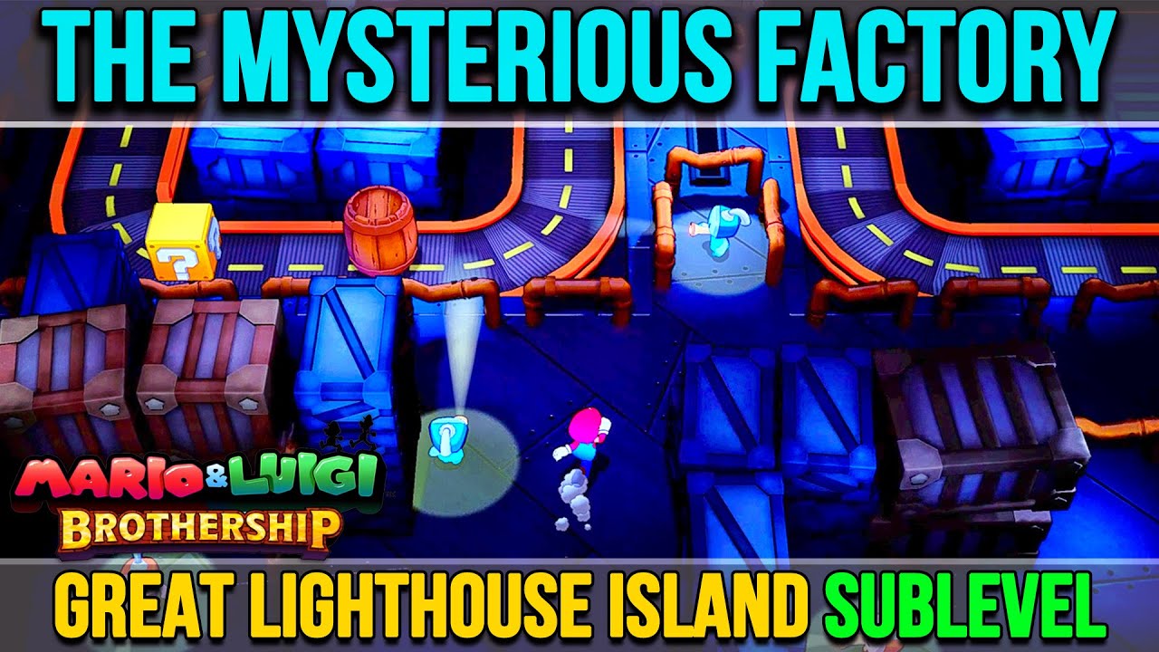 Mysterious Factory All Puzzles (Great Lighthouse Sublevel) Mario ...