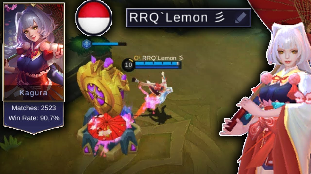 Lawan RQQ LEMON TOP GLOBAL KAGURA OMGG!! - YouTube