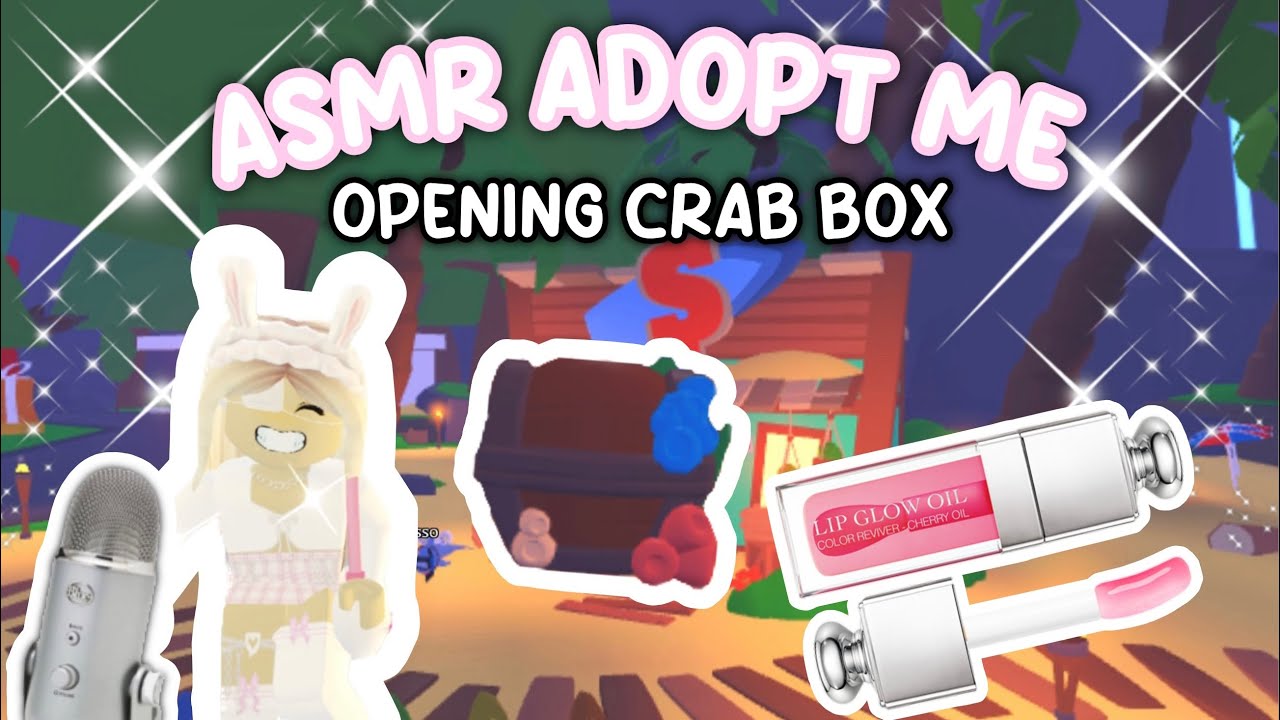 ASMR ROBLOX ADOPT ME || OPENING CRAB BOXES!! - YouTube