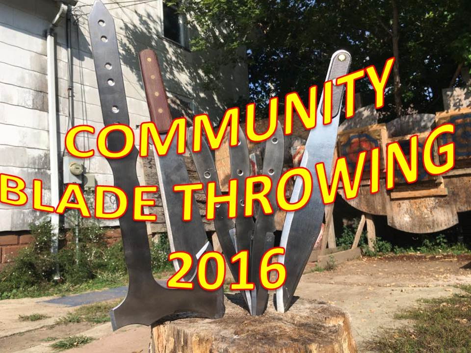 Community Blade Throwing 2016 - YouTube