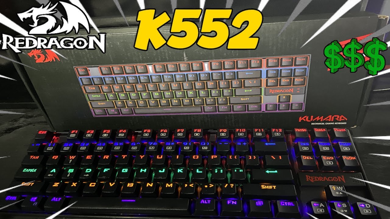 Redragon K552 TKL RGB Mechanical Gaming 60% Keyboard - [Unboxing and ...