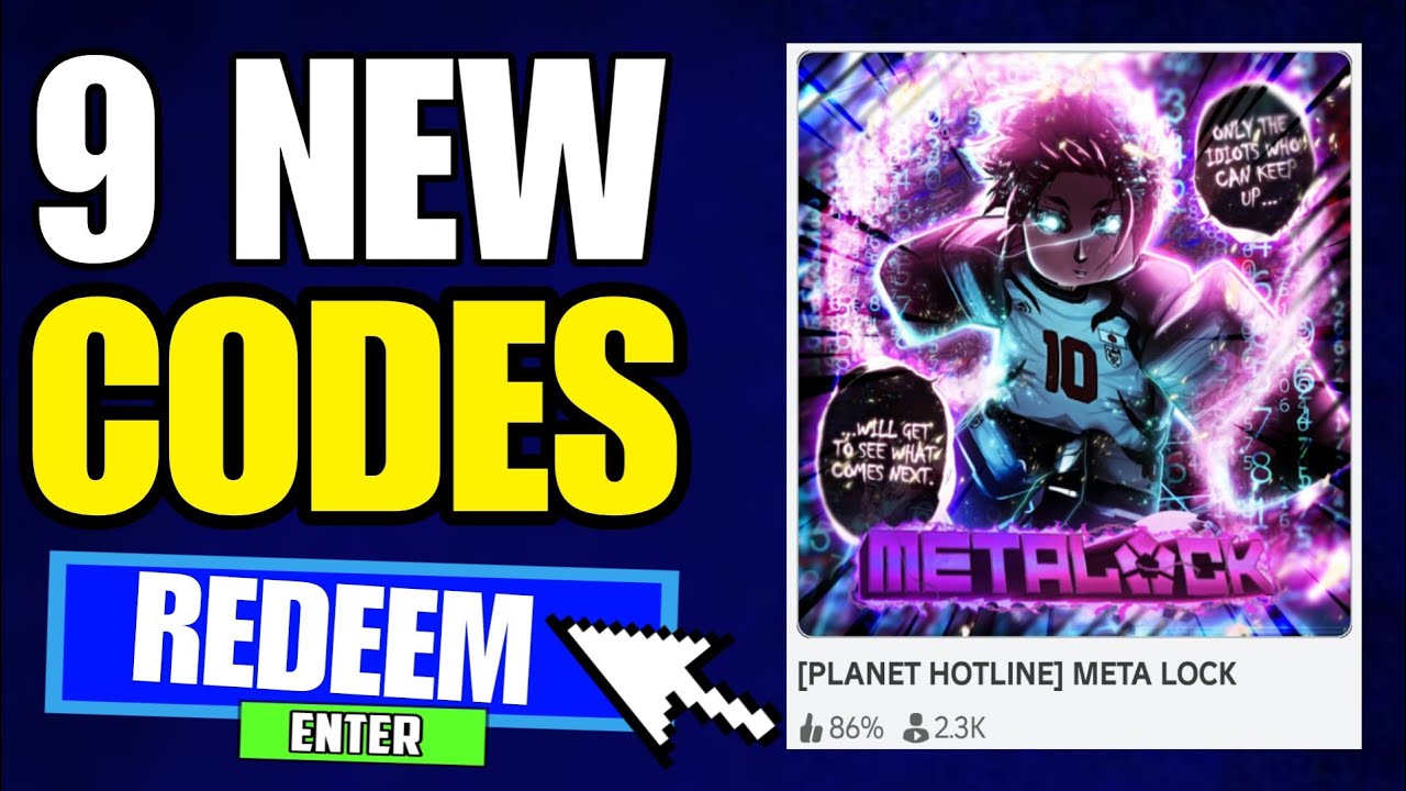UPDATE NEW! ROBLOX META LOCK CODES 2024!! | BE QUICKLY | PART 113 - YouTube