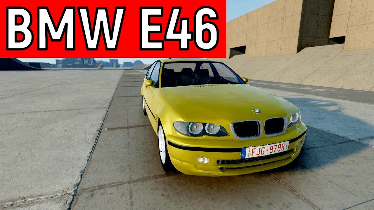 Crash Testing BMW E46 BeamNG.drive - YouTube