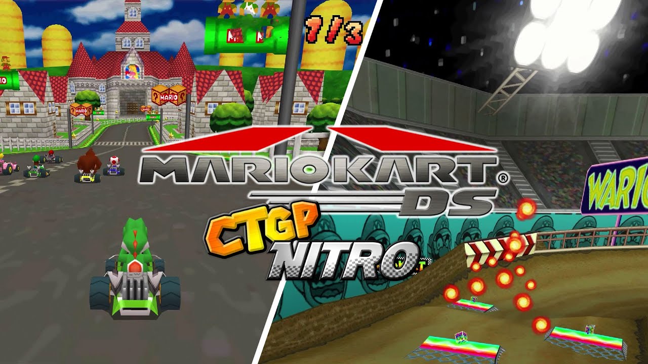 CTGP Nitro - Boo Cup | New Custom Tracks for MARIO KART DS - YouTube