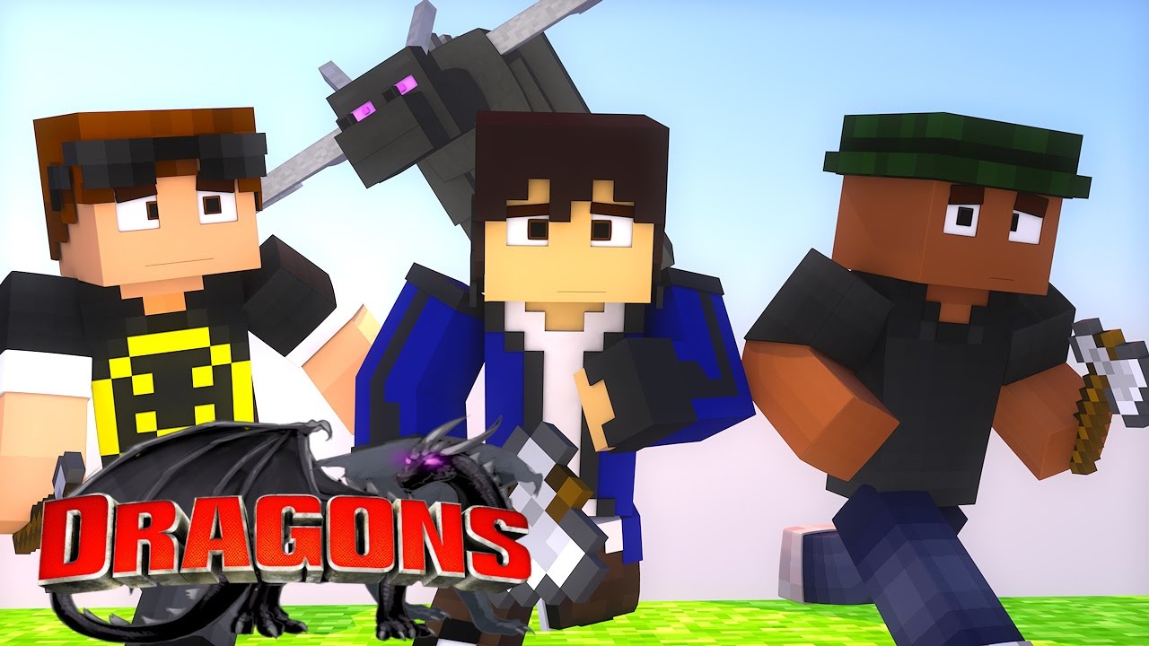 Minecraft: DRAGONS - TAQUEI A PEDRA NO JEAN - YouTube