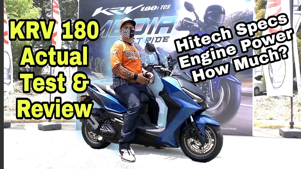 KYMCO KRV 180 Ride and Review! - YouTube