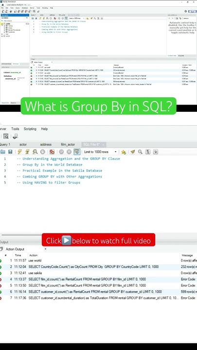Sql Sqlgroupby Sqlcoder Group By In Sql Youtube