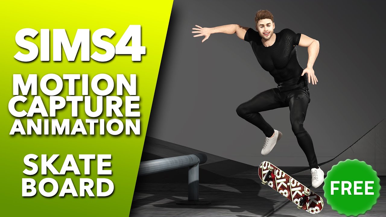 The Sims 4 Animation Pack | Skateboard| FREE Download - YouTube