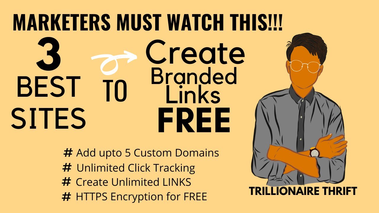 3 BEST Custom Domain Link Shorteners🔥🔥| Create your own #brandedlinks ...