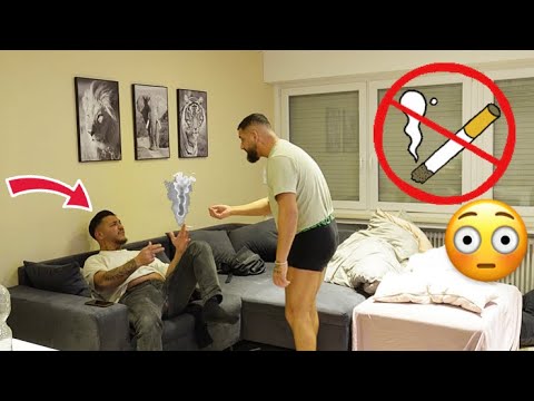 Cigarette PRANK on BIG BROTHER!!😰 (Mehmet goes crazy)🥶