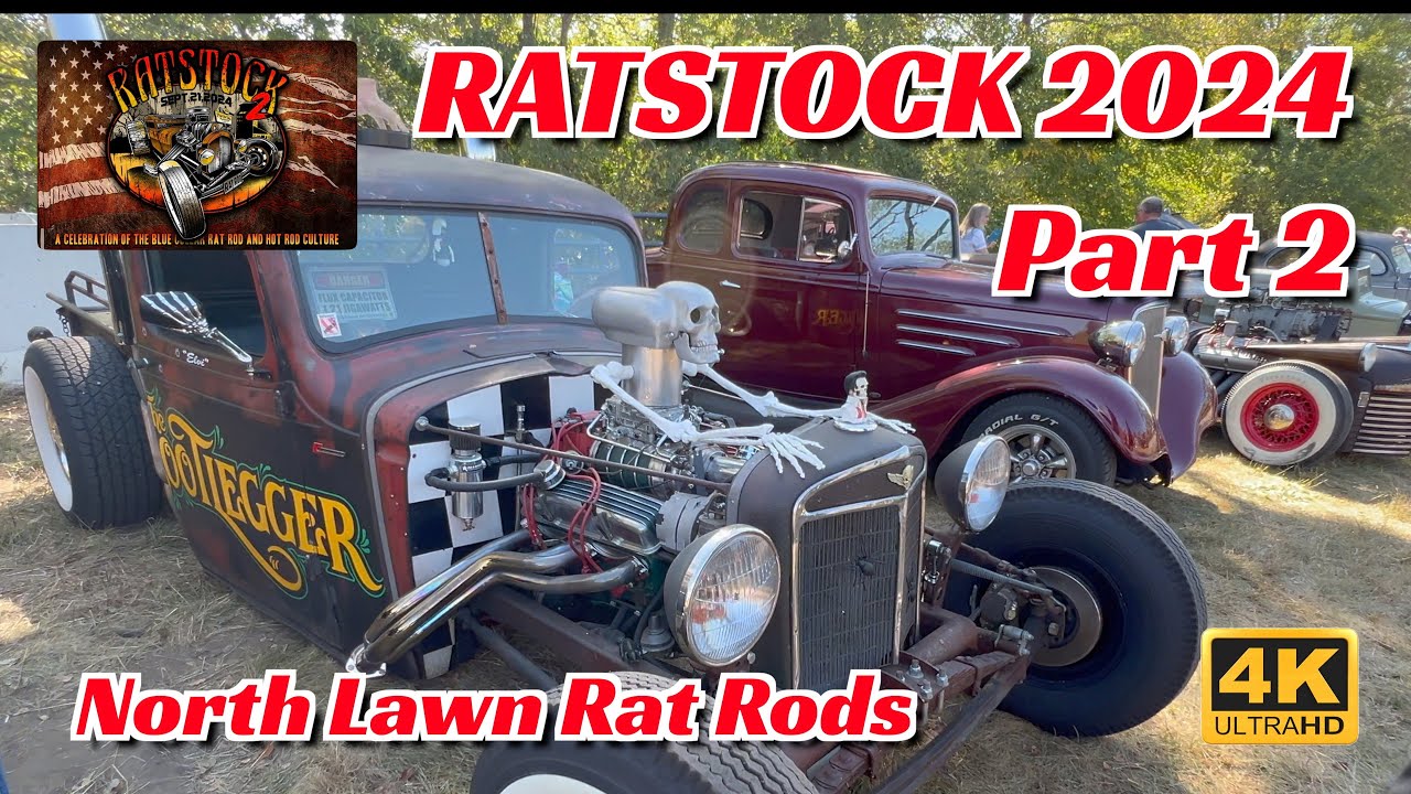 Ratstock 2 - 2024 - PART 2 - North Lawn - Rat Rod Car Show at the ...