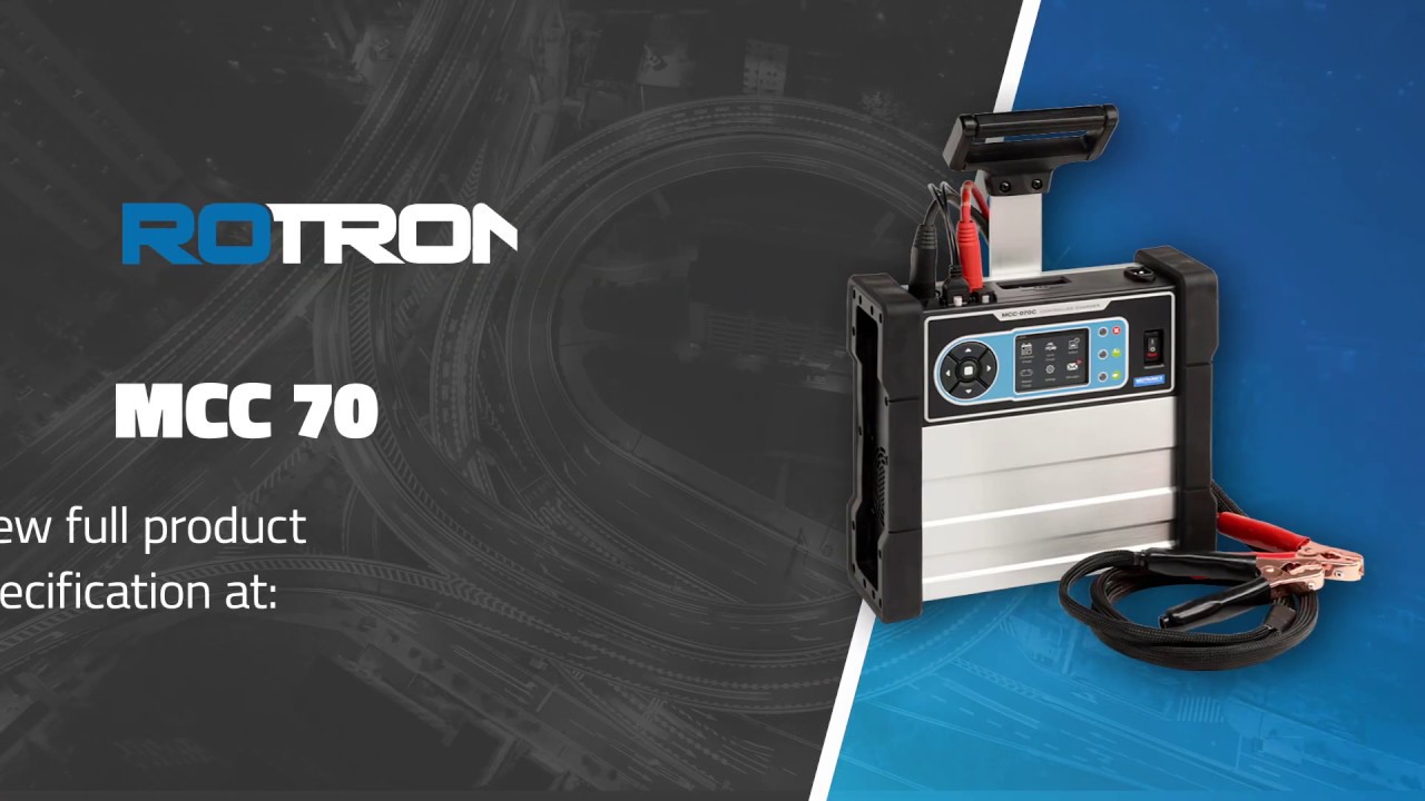 How to use the Midtronics MCC070 battery charger - YouTube