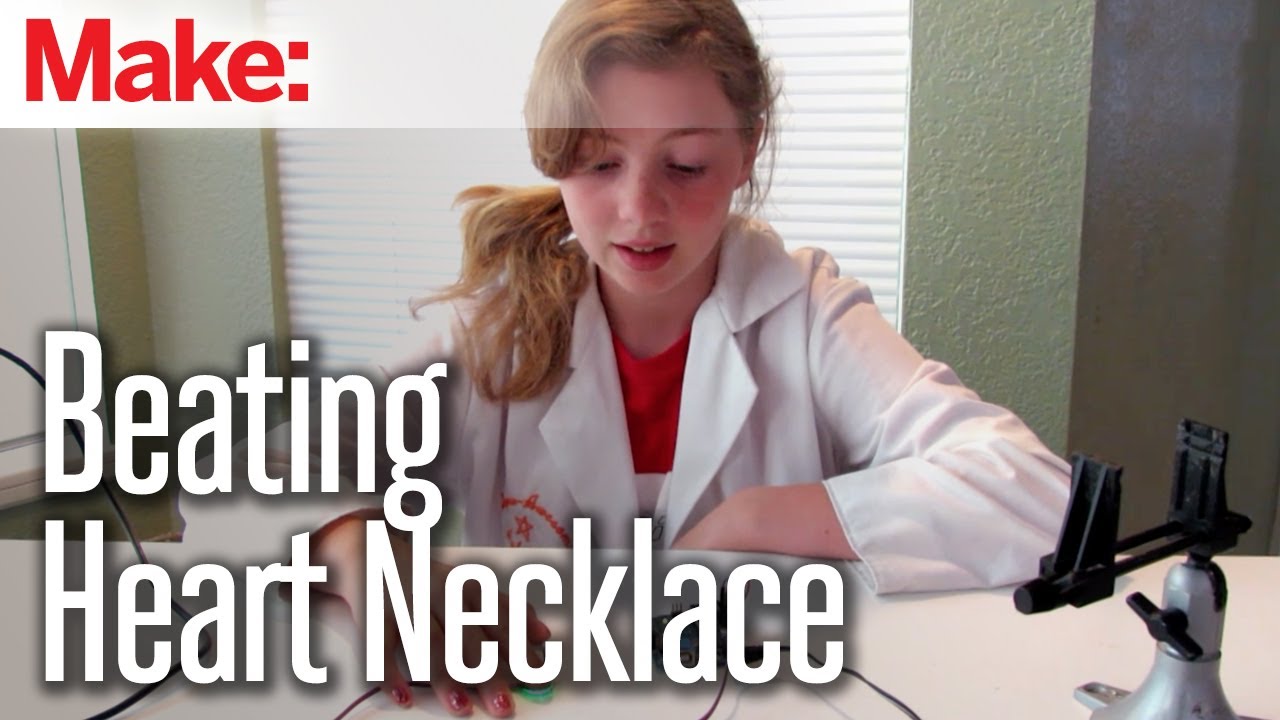 Sylvia's Super Awesome Mini Maker Show: Make a Heartbeat Pendant - YouTube
